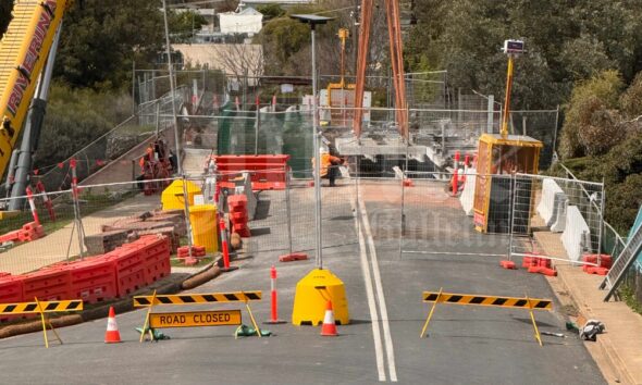 475 tonnes of steel, concrete removed from Kemp Street bridge