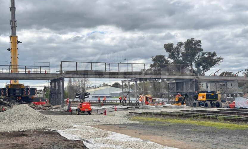 Watch: Junee's Kemp Street bridge demolished after 80 years