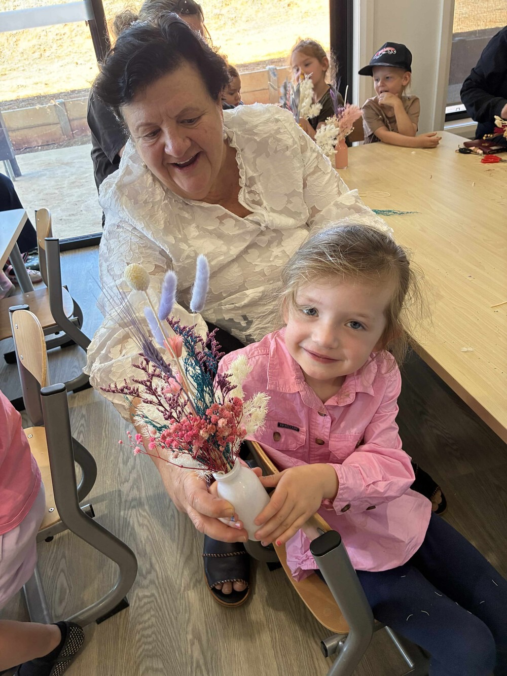 Generations gather for Grandparents Day at Junee Kids