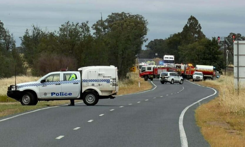 Junee workers airlifted following horror high-speed crash