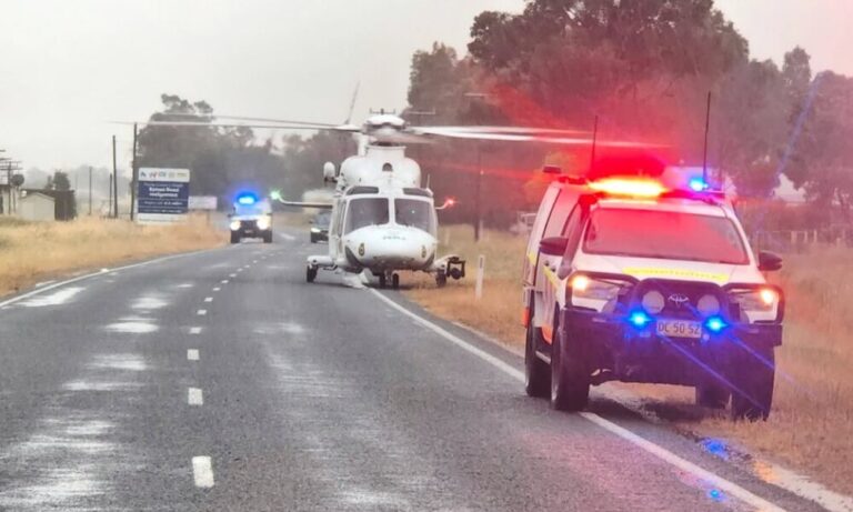 Junee workers airlifted following horror high-speed crash