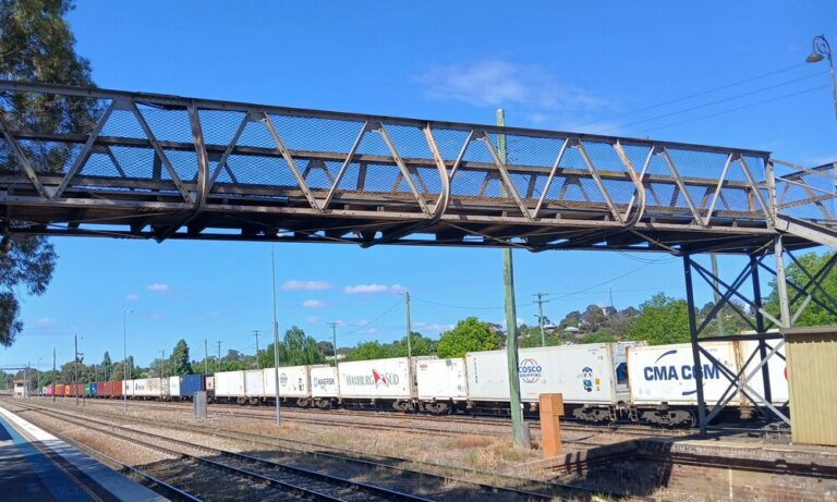 Inland Rail: Junee footbridge set to fall in longest shutdown yet