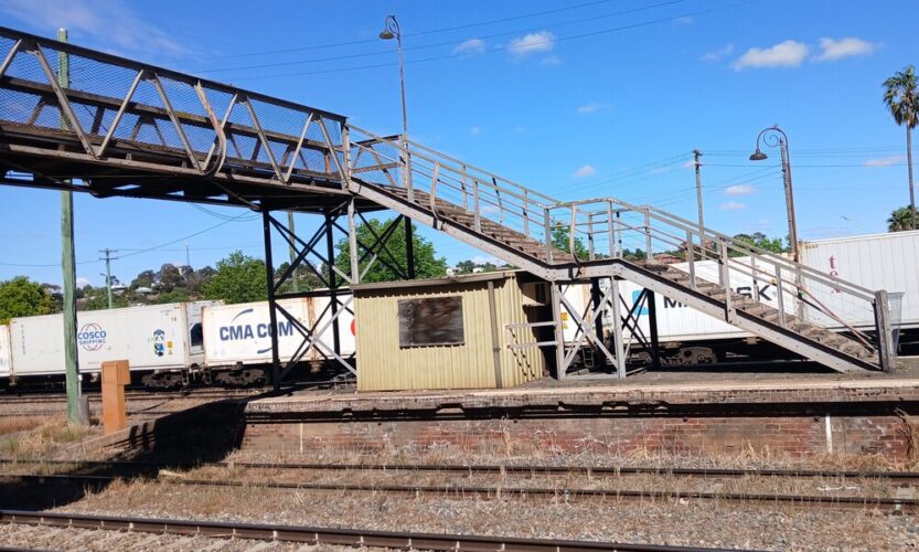 Inland Rail: Junee footbridge set to fall in longest shutdown yet